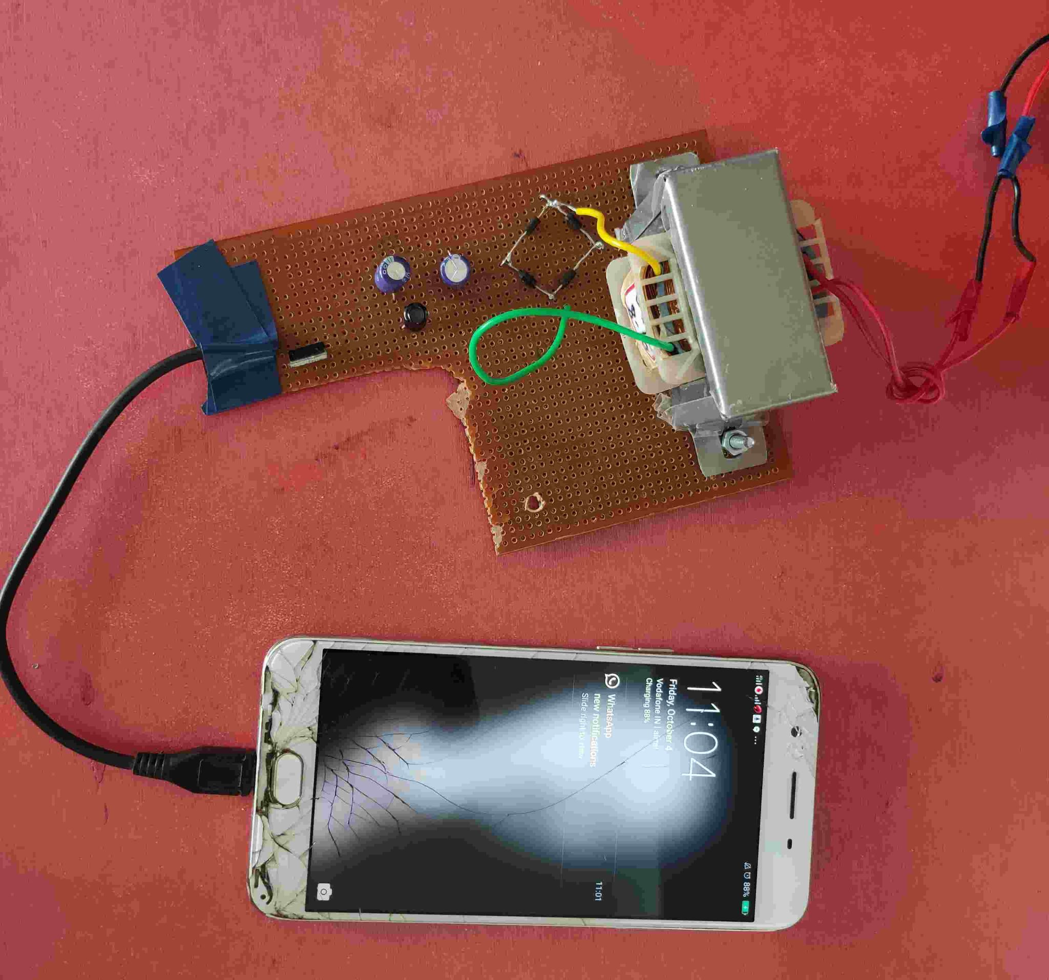 5 Volt Power Supply Using LM 7805 IC