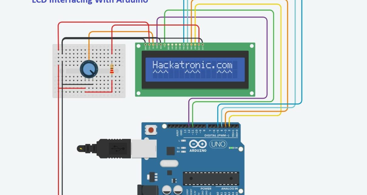 Arduino Lcd Interfacing Tutorial Microcontroller Tuto
