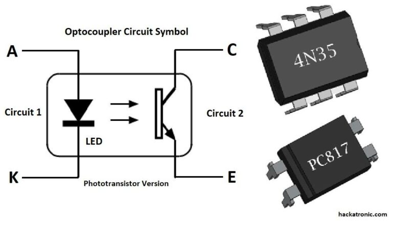 optocoupler LED photodiode » Hackatronic