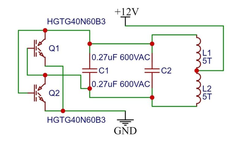 Simple IGBT Based Induction Heater Circuit and its Working